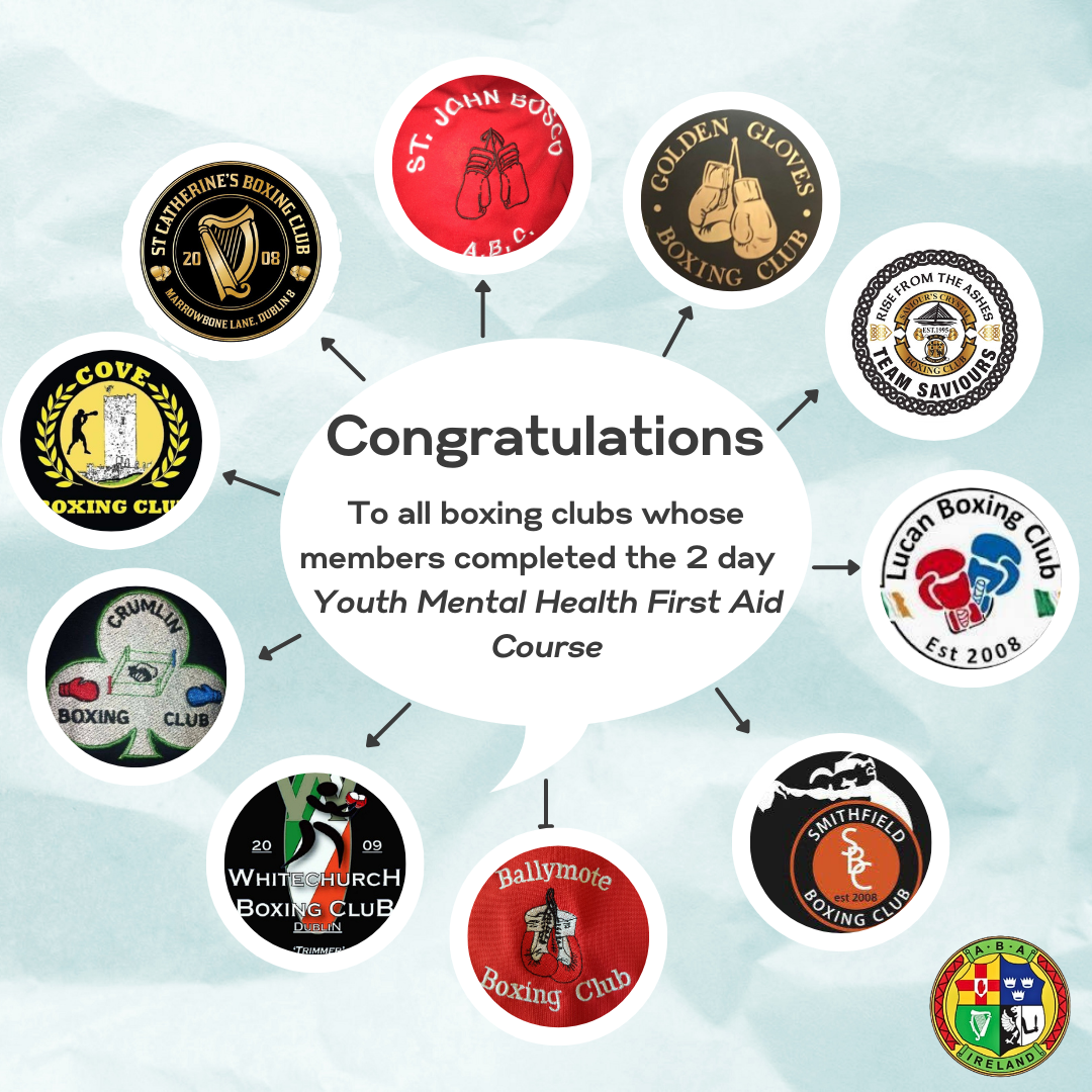 Members of 10 boxing clubs complete Youth Mental Health First Aid ...