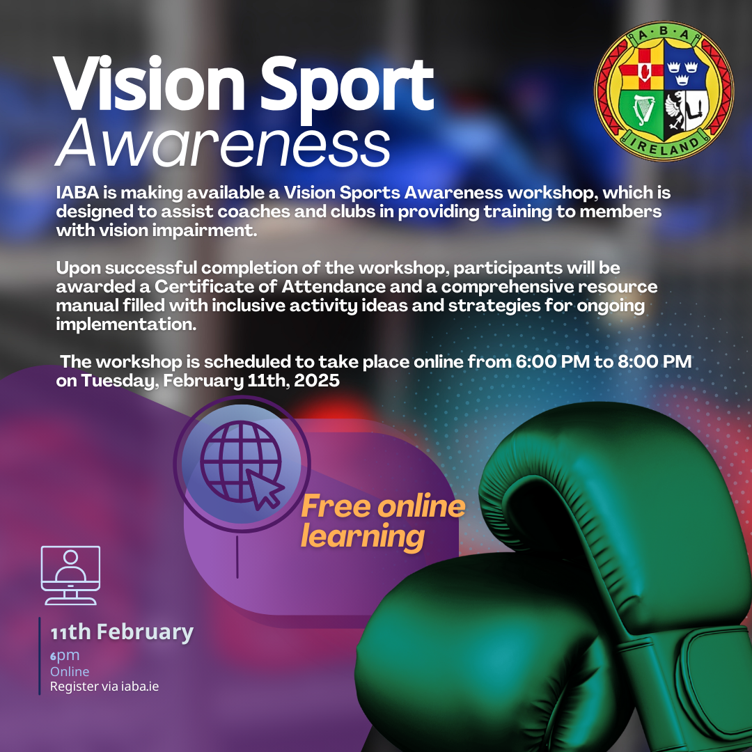 This Tuesday: Vision Sport Awareness workshop. - Irish Athletic Boxing ...
