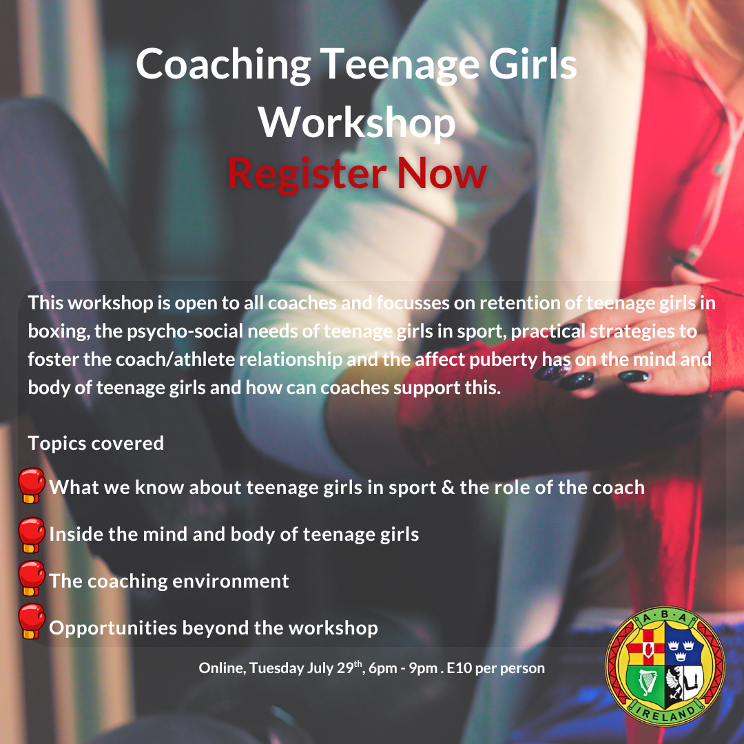 Book now: Coaching Teenage Girls online workshop - Irish Athletic ...